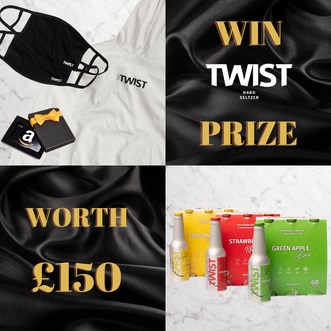 WIN! a TWIST hard seltzer prize worth £150!! - The Weekend Pages